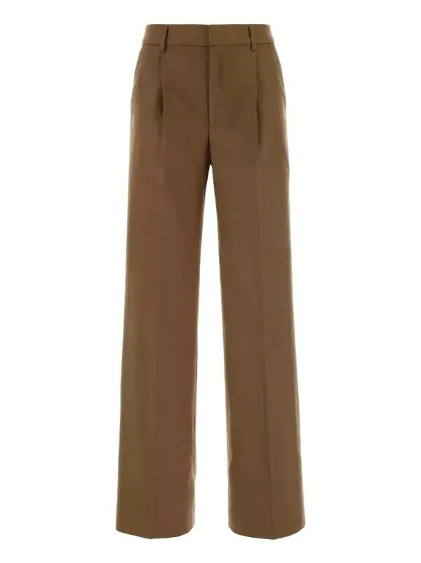 PT TORINO Lola Pleated Trousers - Brown