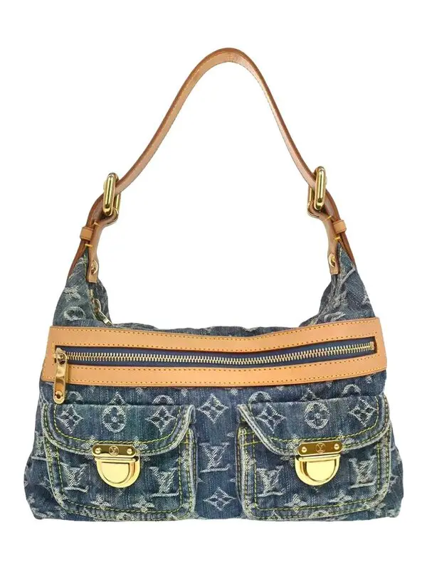 LOUIS VUITTON 2006 Pm Baggy Monogram Shoulder Bag - Blue