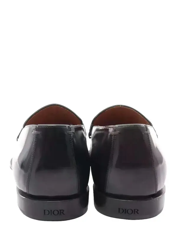 Dior Oblique Penny Loafers - Black