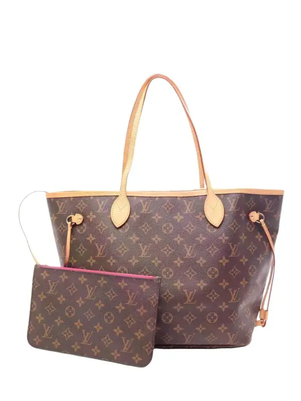LOUIS VUITTON 2021 Mm Neverfull Tote Bag - Brown