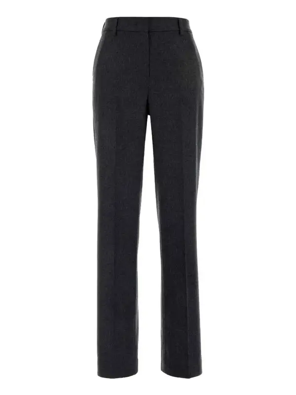 PT TORINO Ambra Textured Trousers - Grey