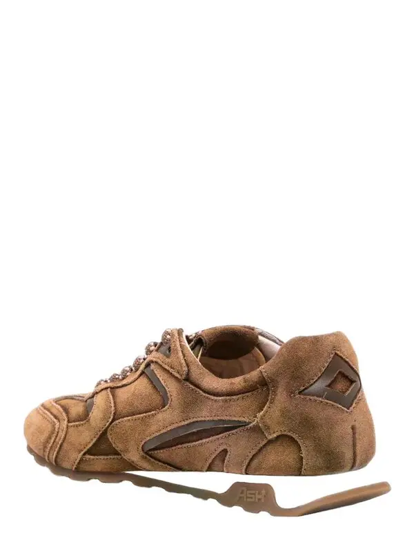 Ash Suede Panelled Sneakers - Brown