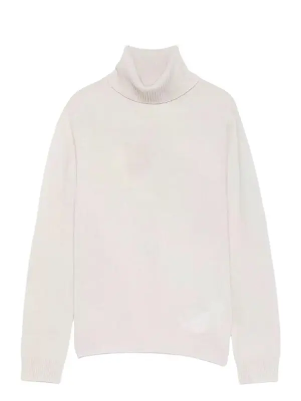 I BLUES Roll Neck Knitted Sweater - Neutrals