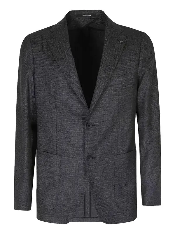 Tagliatore Single-breasted Buttoned Blazer - Grey