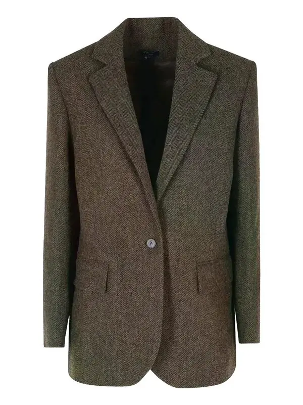 Soeur Single-breasted Blazer - Brown