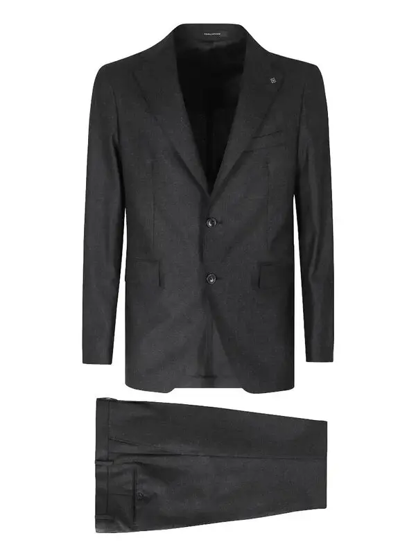Tagliatore Single-breasted Buttoned Suit - Grey