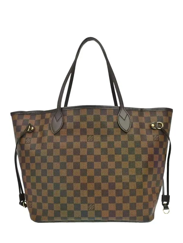 LOUIS VUITTON Damier Ébène Neverfull Mm Tote Bag - Brown