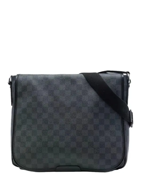 LOUIS VUITTON Damier Graphite Daniel Mm Crossbody Bag - Black