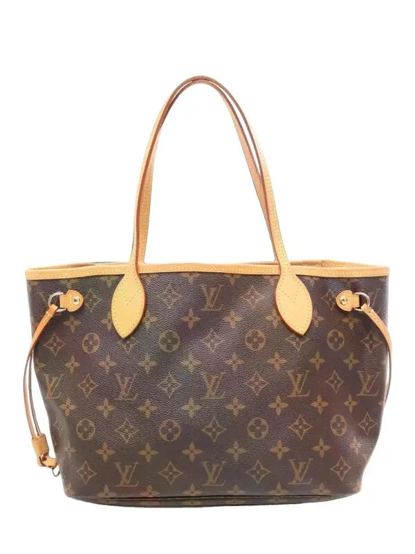 LOUIS VUITTON Monogram Canvas Neverfull Pm Tote Bag - Brown