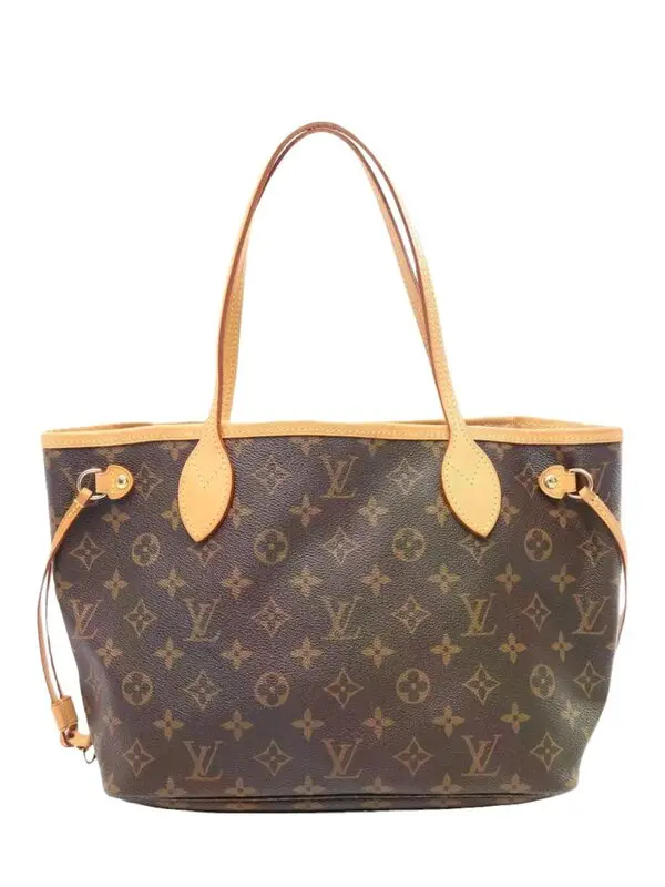 LOUIS VUITTON Monogram Canvas Neverfull Pm Tote Bag - Brown