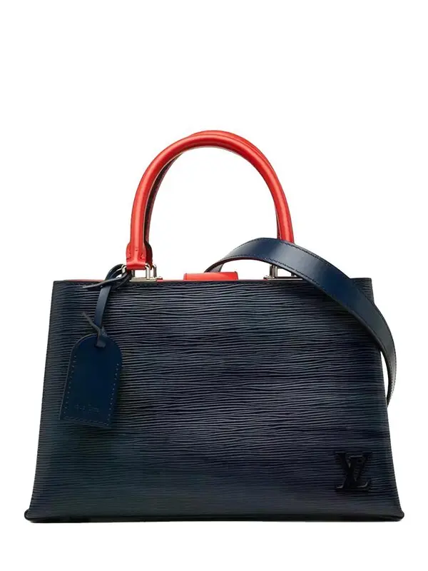 LOUIS VUITTON 2018 Epi Kleber Pm Satchel - Blue