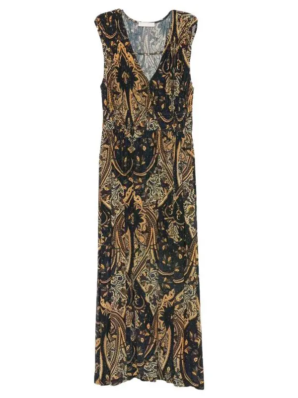 Ulla Johnson Ursula Paisley-print Maxi Dress - Blue