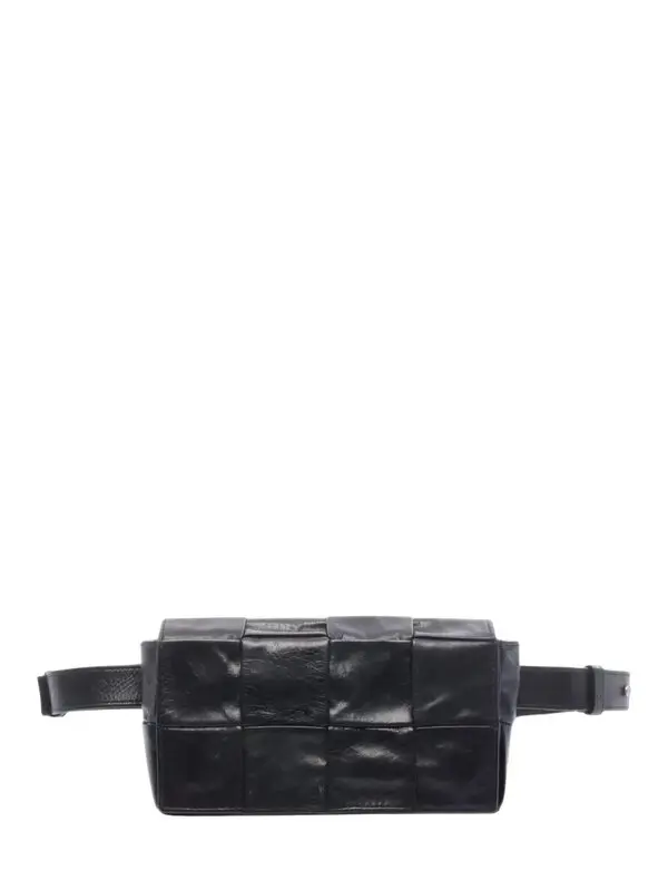 Bottega Veneta Cassette Intrecciato Belt Bag - Black