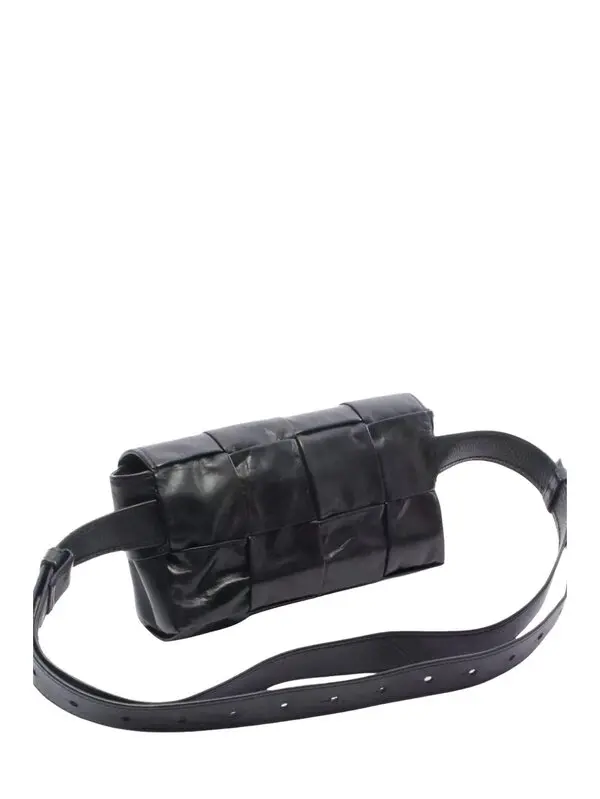 Bottega Veneta Cassette Intrecciato Belt Bag - Black