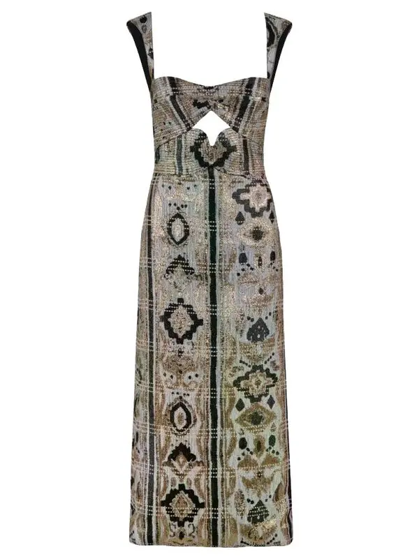 Johanna Ortiz Tropicana Maxi Dress - Neutrals