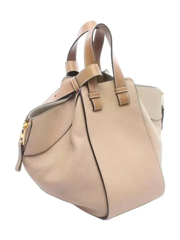 Loewe 2010s Small Hammock Leather Tote Bag - Neutrals