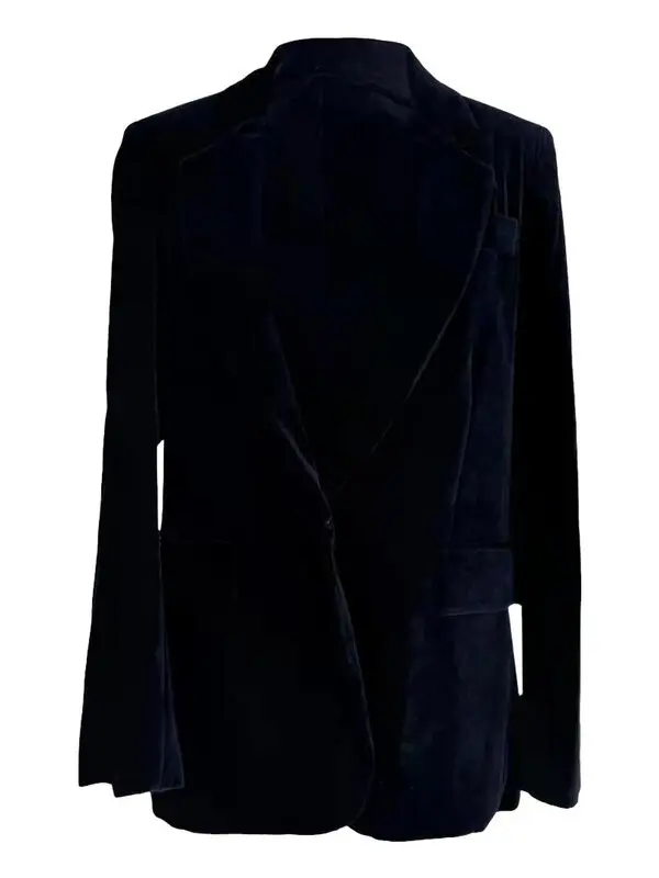 Stella McCartney Fluid Velvet Blazer - Blue