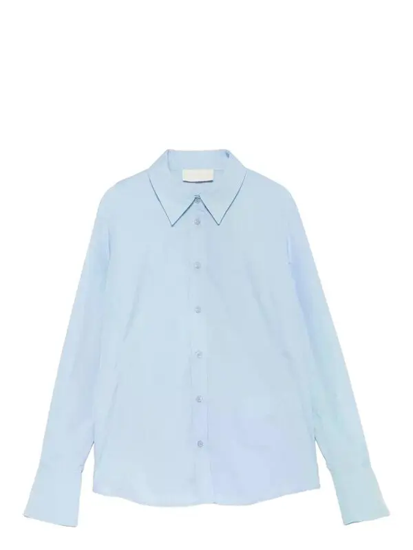 I BLUES Button-down Long-sleeve Shirt - Blue