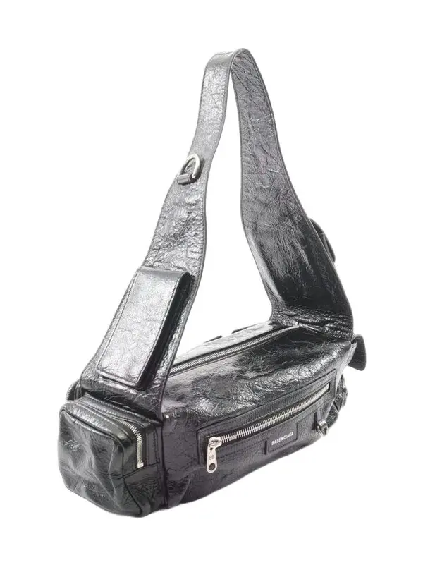 Balenciaga 2010s Superbusy Shoulder Bag - Black