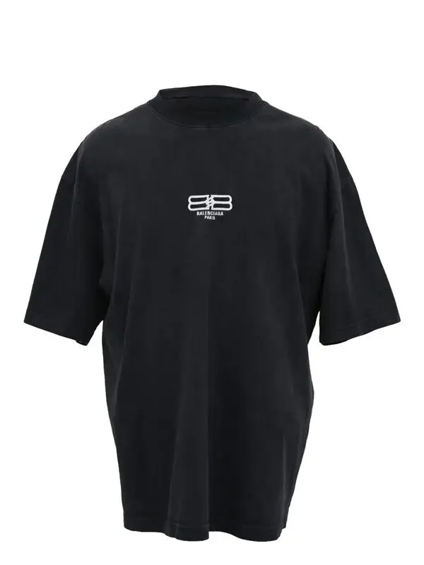 Balenciaga Bb Paris Icon T-shirt - Black