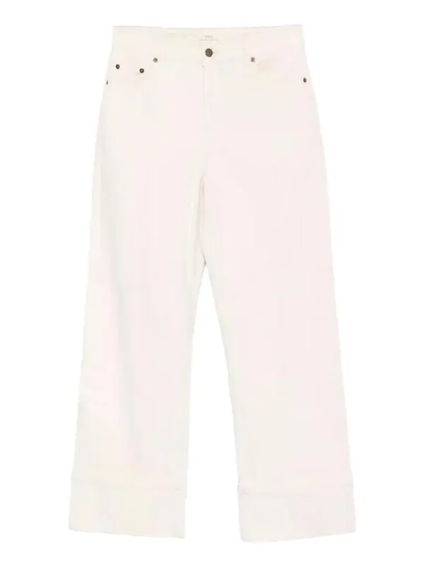 YERSE Turn-up Cuff Jeans - Neutrals