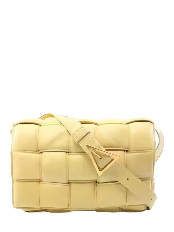 Bottega Veneta Padded Cassette Shoulder Bag - Yellow