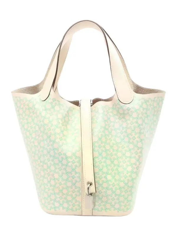 Hermès 2022 Pm Picotin Lock Lucky Daisy Handbag - Neutrals