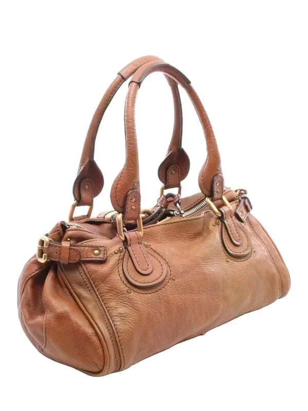 Chloé 2010s Paddington Padlock Tote Bag - Brown