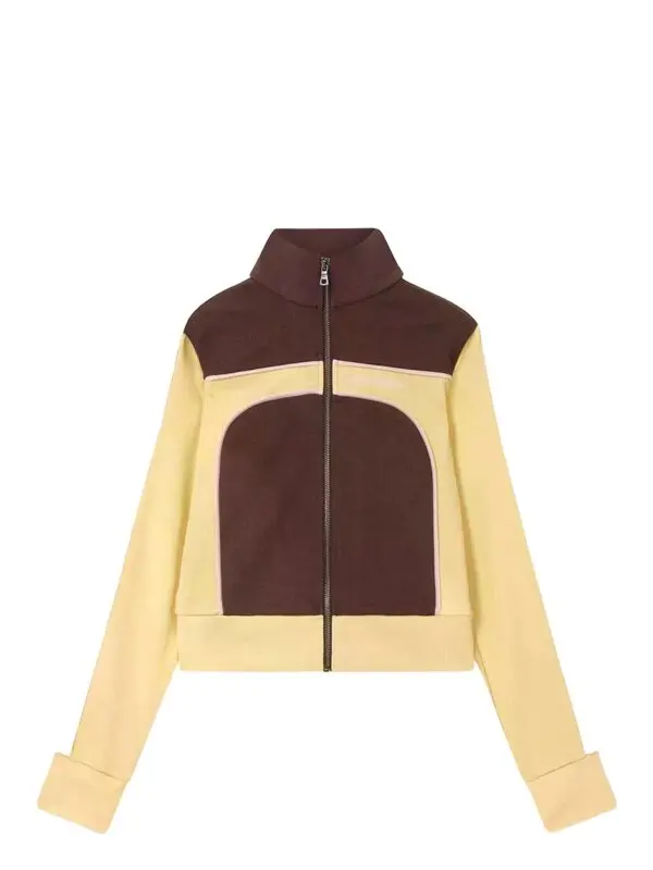 Palm Angels Color-block Track Jacket - Yellow