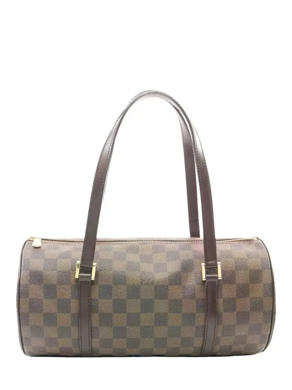 LOUIS VUITTON 2005 30 Papillon Damier Ebene Canvas Tote Bag - Brown