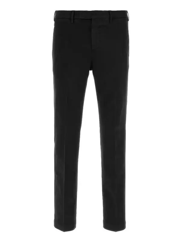 PT TORINO Pressed-crease Trousers - Black