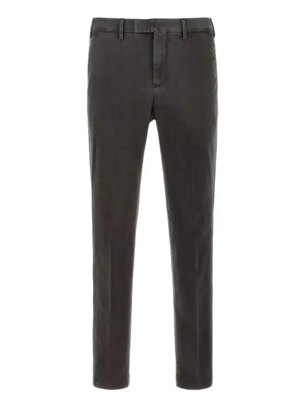 PT TORINO Belt-loop Washed Trousers - Grey