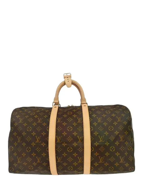 LOUIS VUITTON 2003 50 Keepall Holdall Bag - Brown