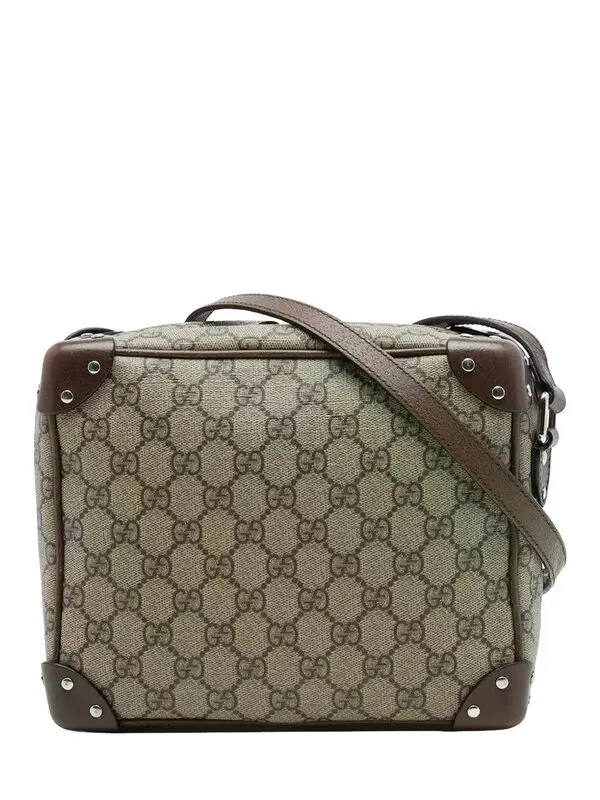 Gucci Gg Supreme Soft Trunk Crossbody Bag - Neutrals