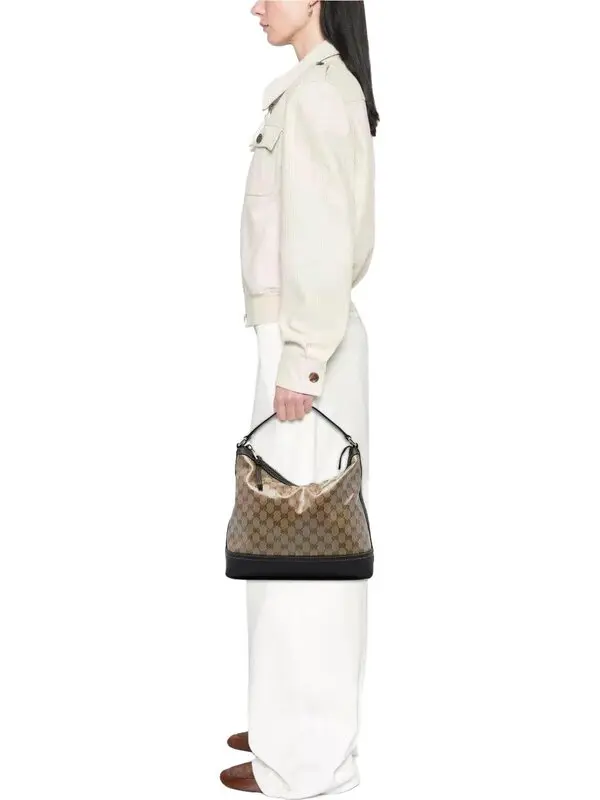 Gucci Gg Crystal Shoulder Bag - Neutrals
