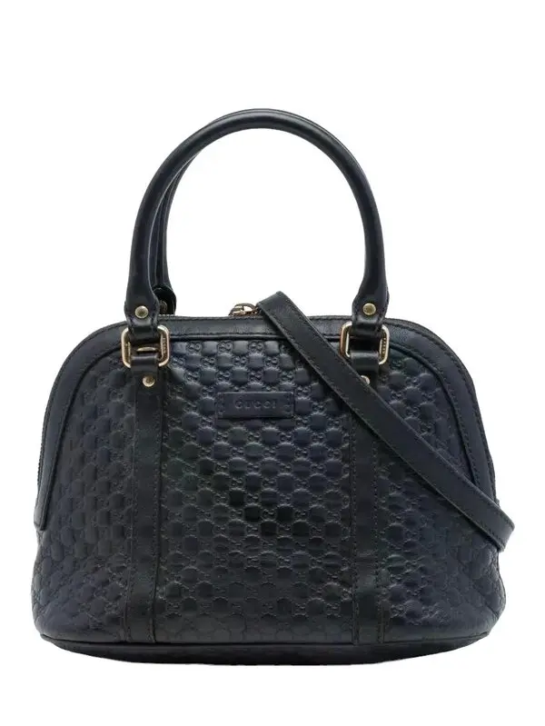 Gucci Micro Guccissima Dome Satchel - Black