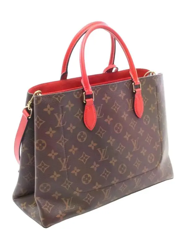 LOUIS VUITTON 2018 Monogram Flower Tote Bag - Brown
