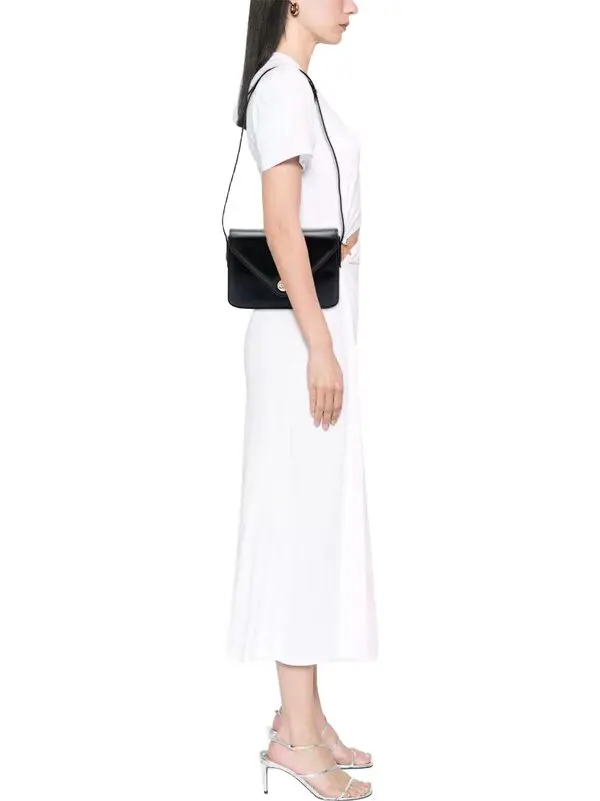 Gucci 20th Century Calfskin Interlocking G Envelope Shoulder Bag - Black
