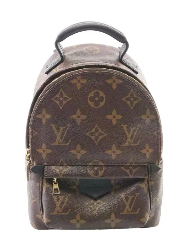 LOUIS VUITTON Mini Palm Springs Monogram Backpack - Brown