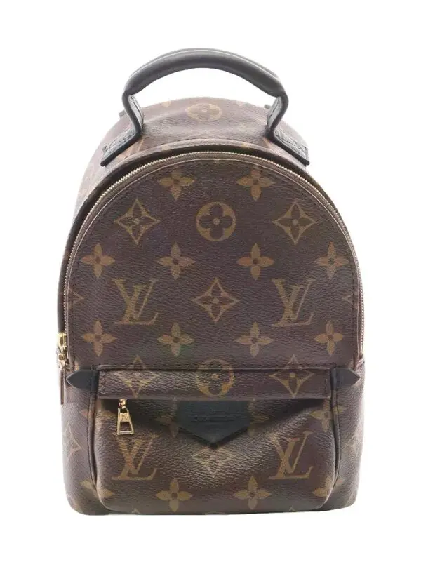 LOUIS VUITTON Mini Palm Springs Monogram Backpack - Brown