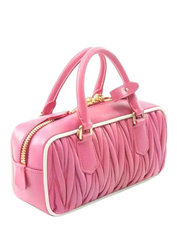 Miu Miu Matelassé Handbag - Pink