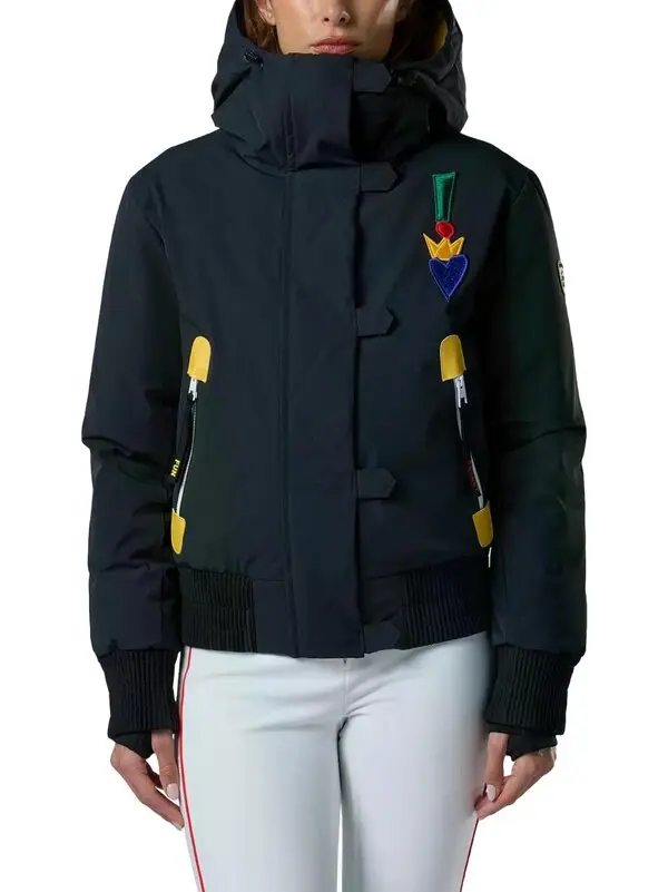 Rossignol Embroidered Ski Jacket With Logo Patch - Black