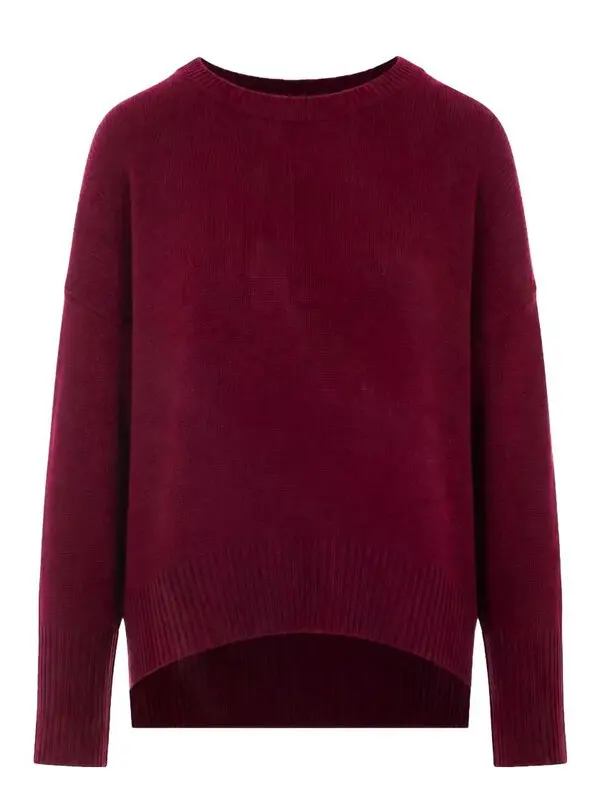 LISA YANG Mila Crew-neck Sweater - Red
