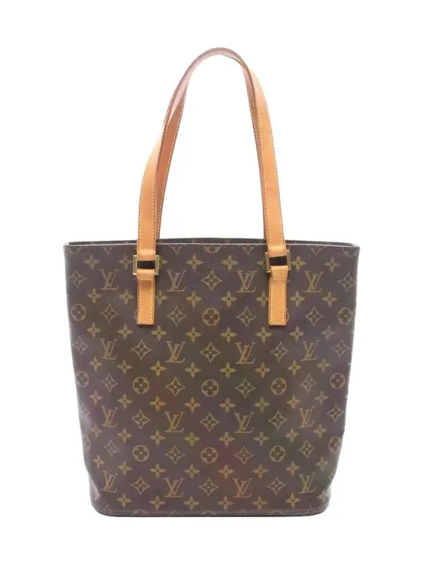 LOUIS VUITTON Monogram Canvas Tote Bag - Brown