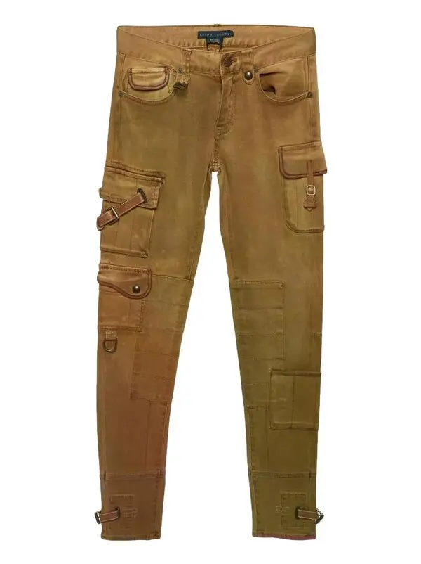 Ralph Lauren Gabardine Cargo Pants - Brown