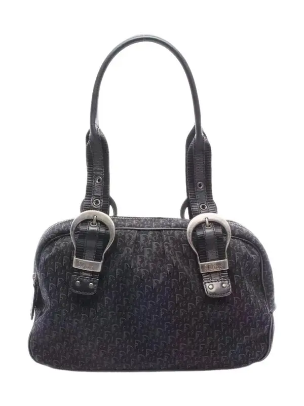 Dior Trotter Buckle Tote Bag - Black