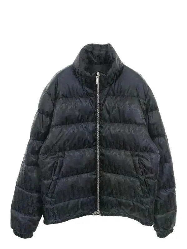 Dior 2010s Oblique Jacquard Jacket - Blue