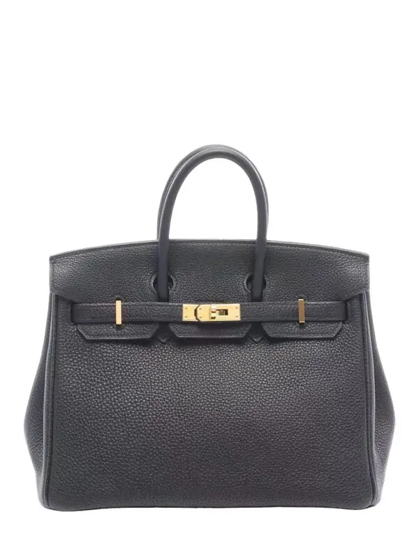 Hermès 2019 25 Birkin Tote Bag - Black