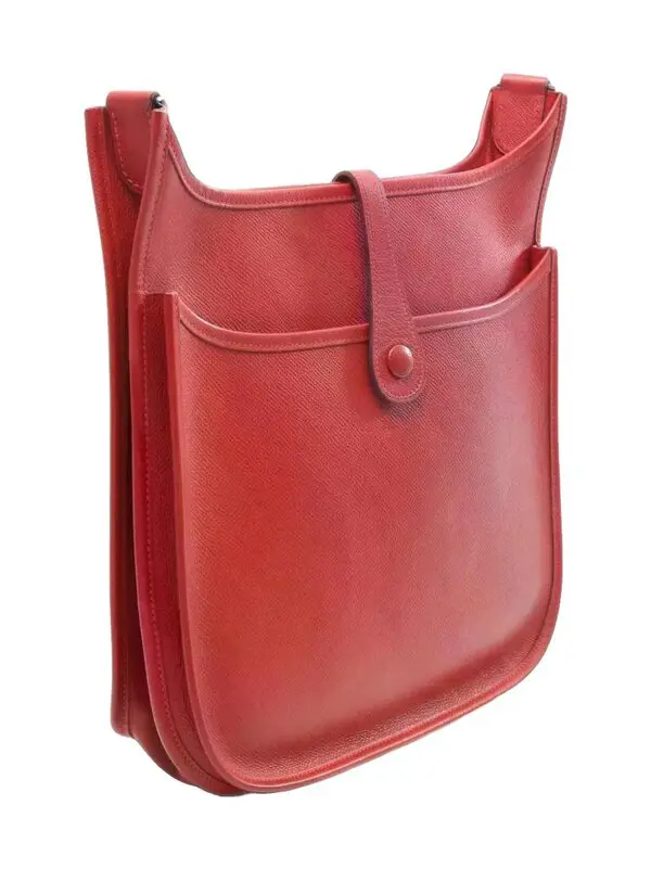 Hermès 2006 Pm Evelyn Ii Cross Body Bag - Red