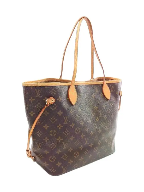 LOUIS VUITTON Monogram Canvas Neverfull Mm Tote Bag - Brown
